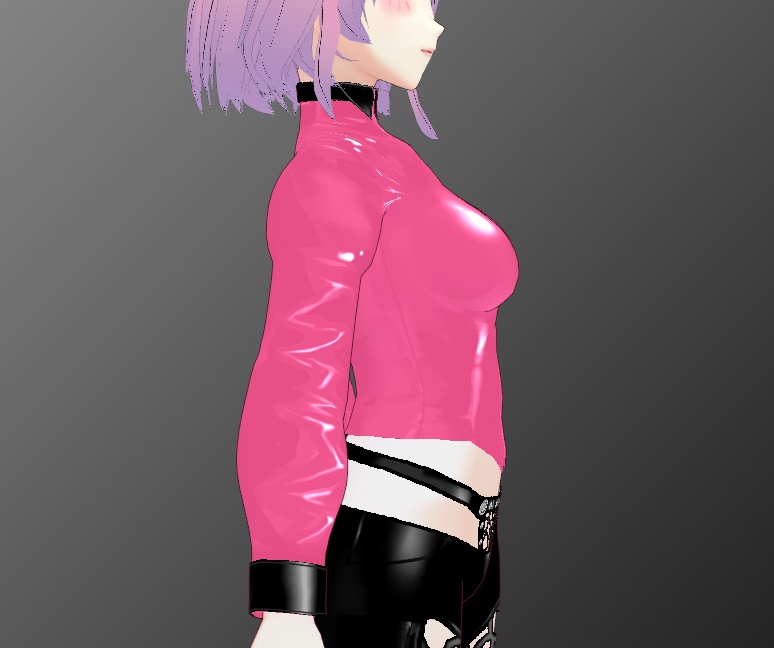 Latex Blouse for VRoid - 24 colors - battynator-store - BOOTH