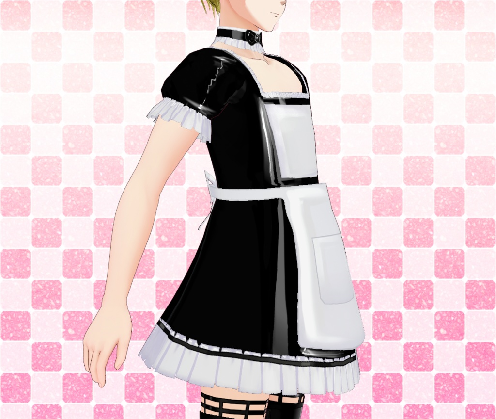 Maid Dress for Masc/Males VRoid - battynator-store - BOOTH