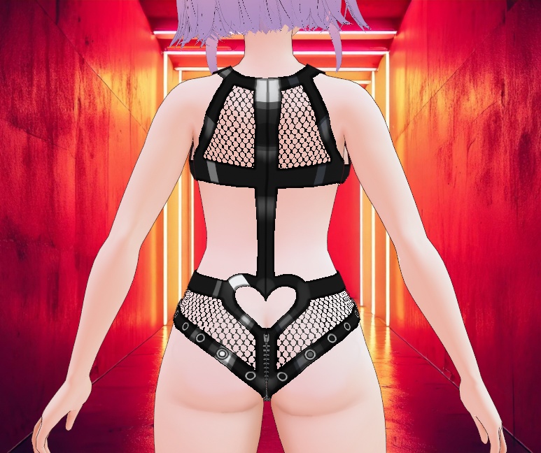 HollowHeart Bodysuit for VRoid - 30 colors - battynator-store - BOOTH