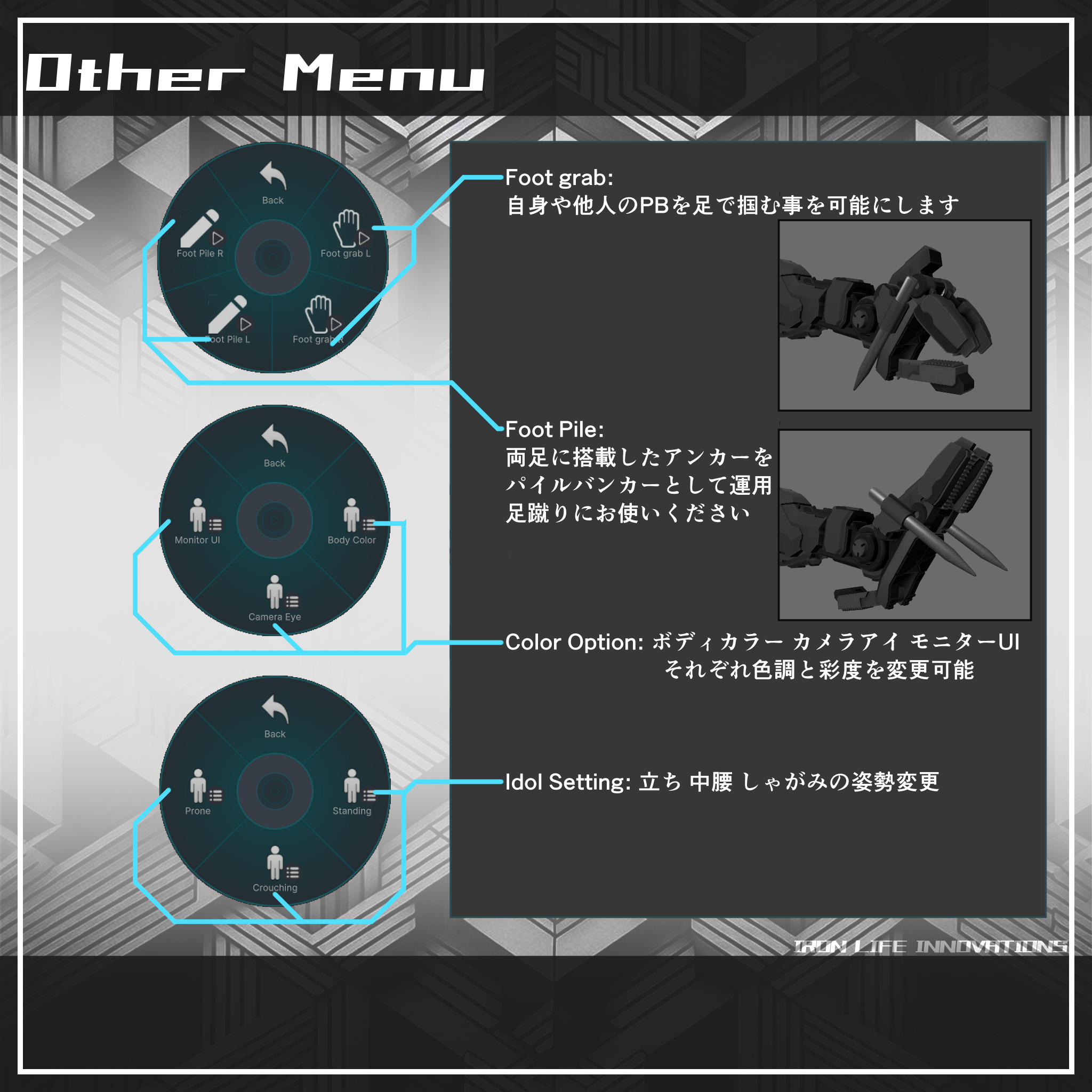 オリジナル3Dモデル "ORTHAX" (オルテクス) - IRON LIFE INNOVATIONS - BOOTH