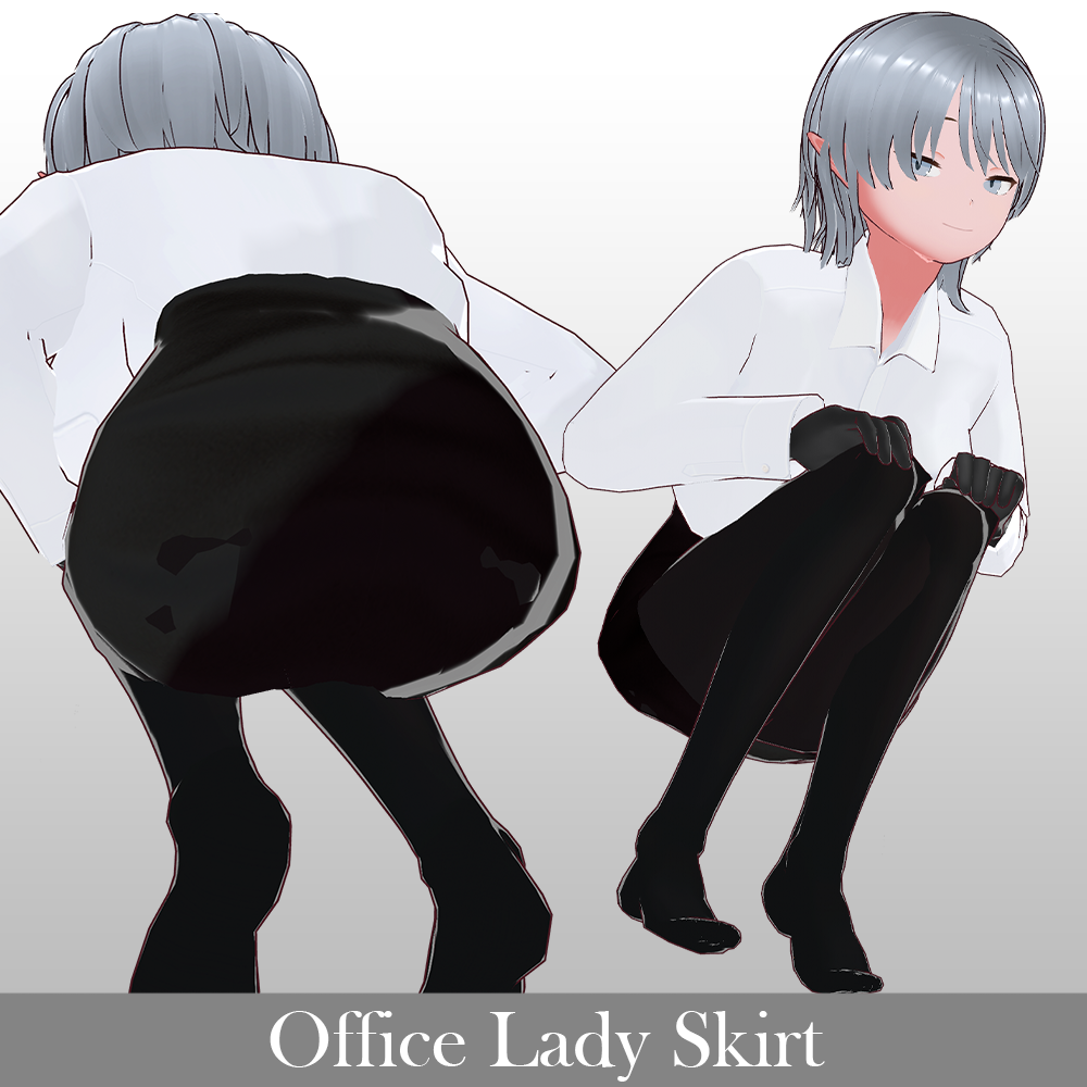 Vroid OLミニスカート/Office look skirt (Sample included) - DreamWalking - BOOTH