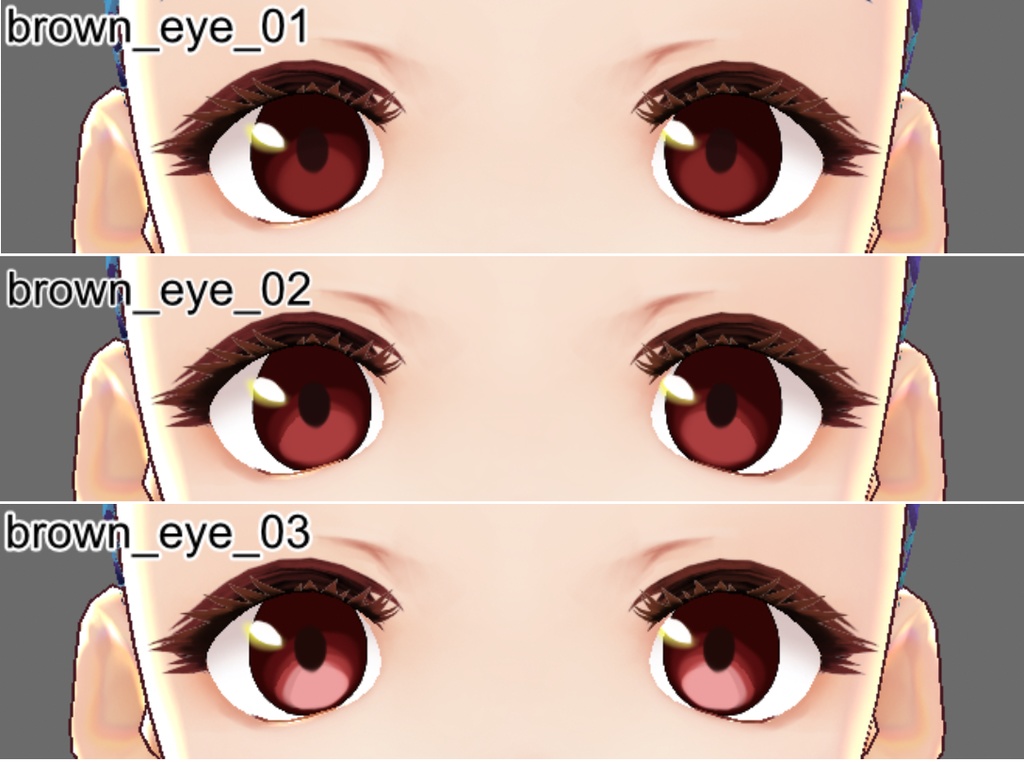 Vroid Eyes Highlights - Free - Argamawitch - Booth 07C