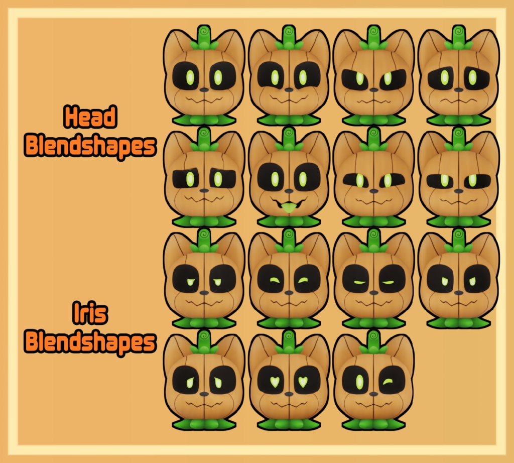 Pumkat [VRCアバタ3D] + Quest - BalPal - BOOTH