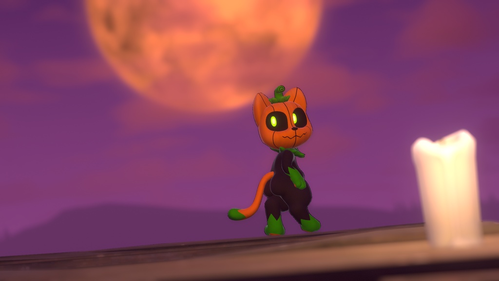 Pumkat [VRCアバタ3D] + Quest - BalPal - BOOTH