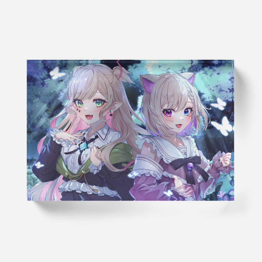 ココパピアクリルブロック《 小夜こてふ 2023ver. 》 - cocon papillon - BOOTH