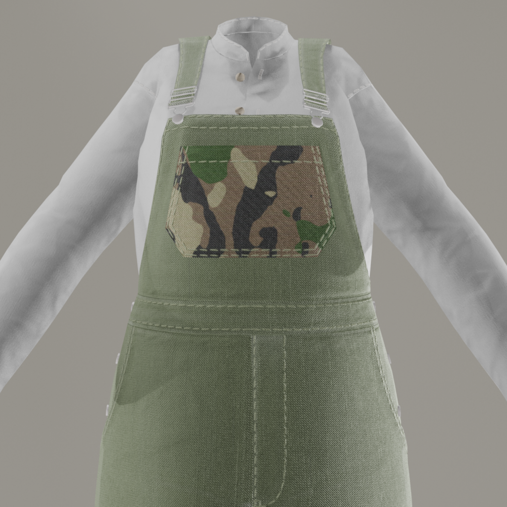 【Lapwing/しなの対応】ミリタリーオーバーオール - 株式会社harmony - BOOTH