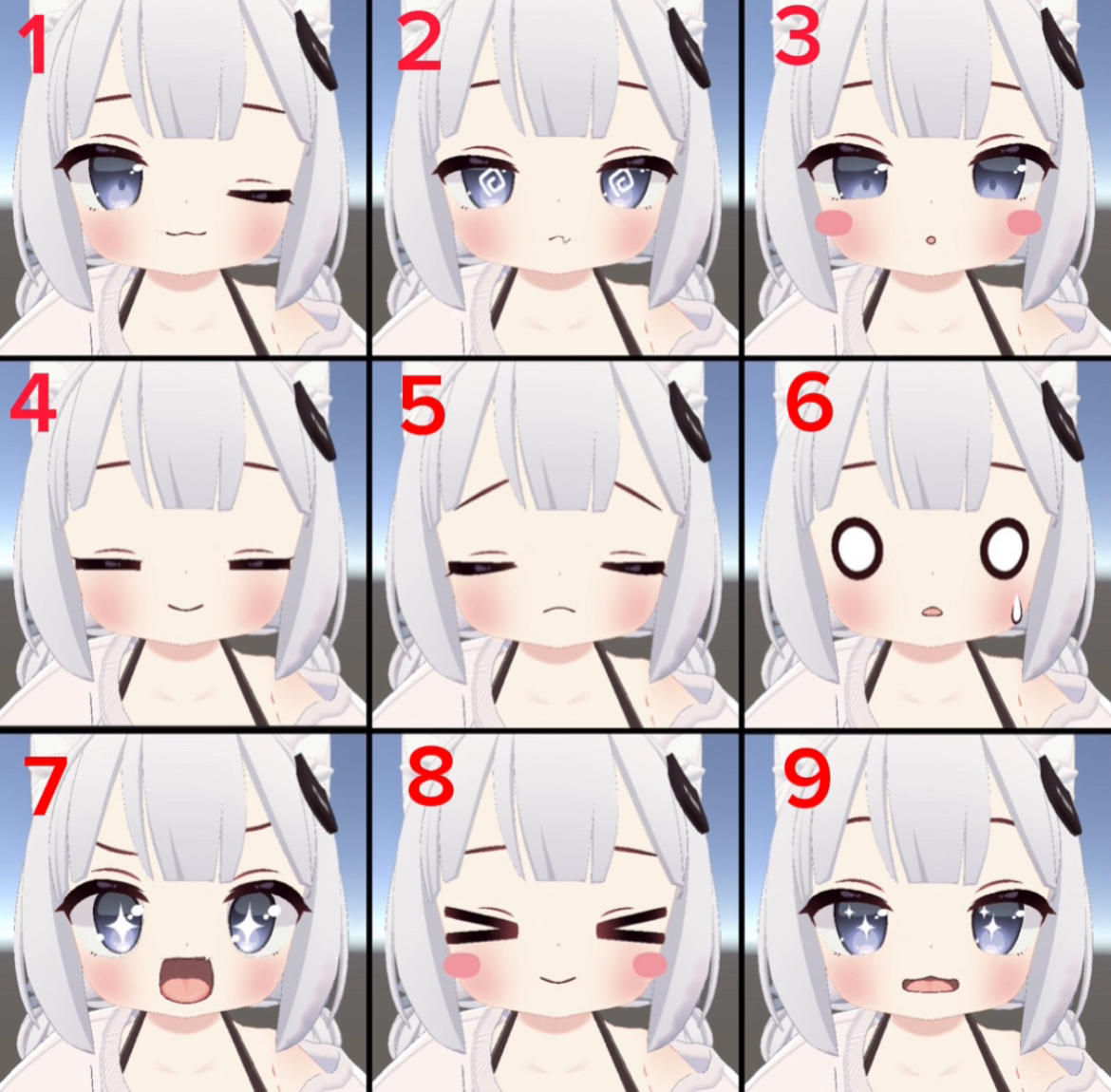 Free 表情アニメーション[mashu] - milulushop - BOOTH