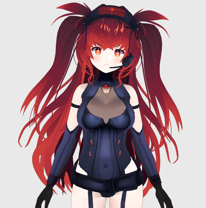 cyber plug suit girl model - buwakuda - BOOTH