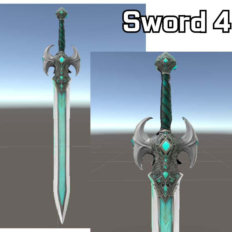 ファンタジーソード5本 / 5 Fantasy Swords (VRChat想定) - juuniji - BOOTH