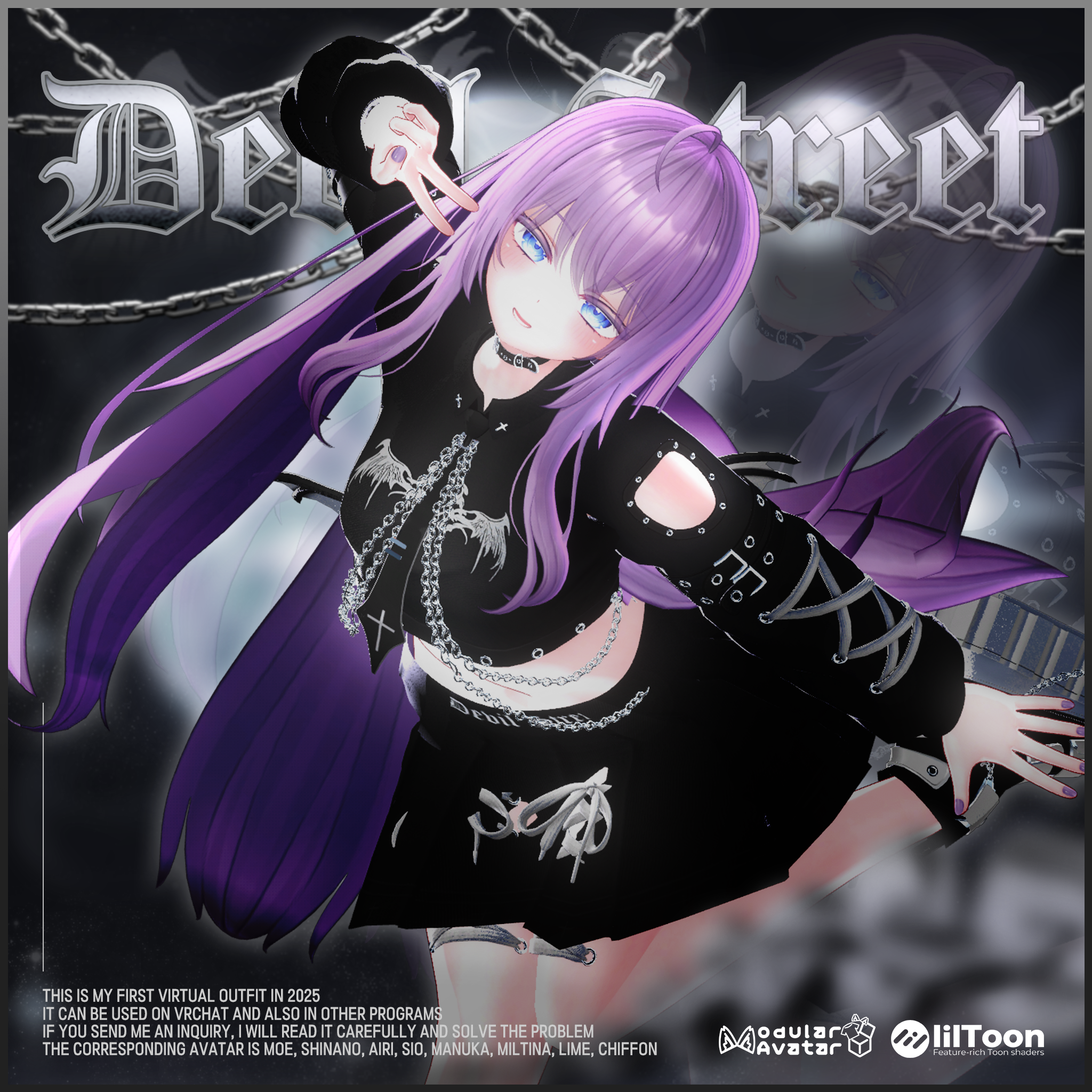 8/27 Sale】 Devil Street 【Moe, Shinano, Airi】 - Vero Shop - BOOTH