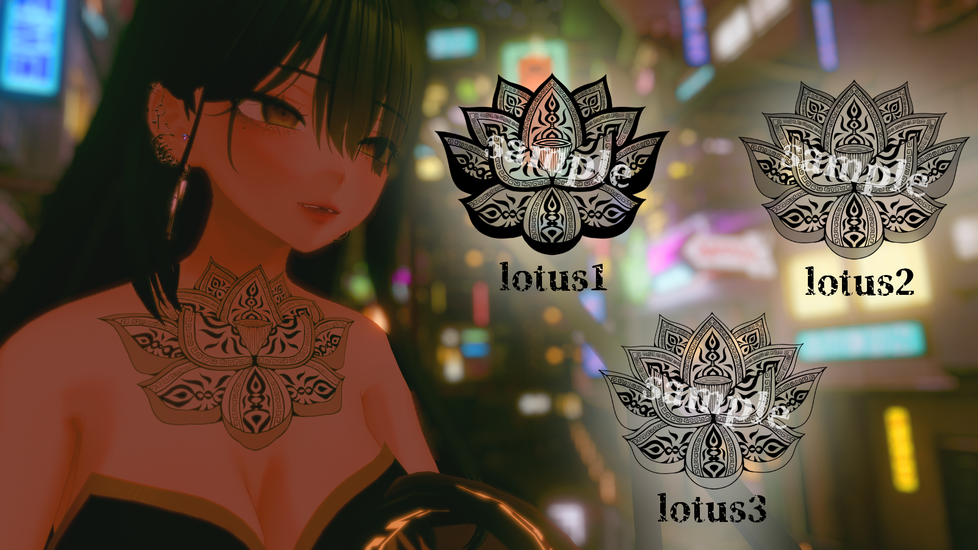 【VRChat】壱蓮托生/Tattoo - Devil/s Engage - BOOTH