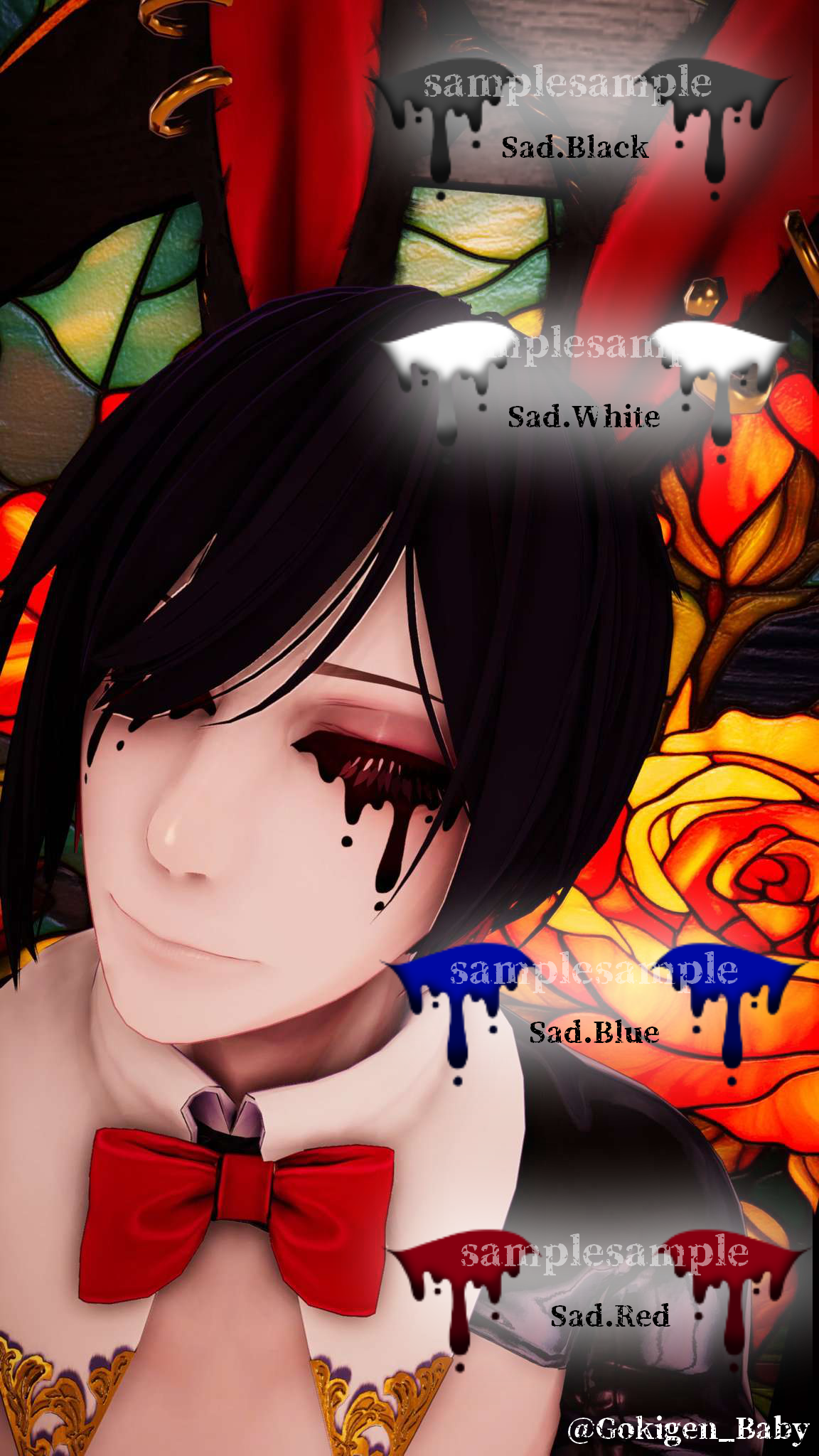 【VRChat】EmotionsClown Angry＆Sad/珍飯亭アバター専用フェイスペイント - Devil/s Engage - BOOTH