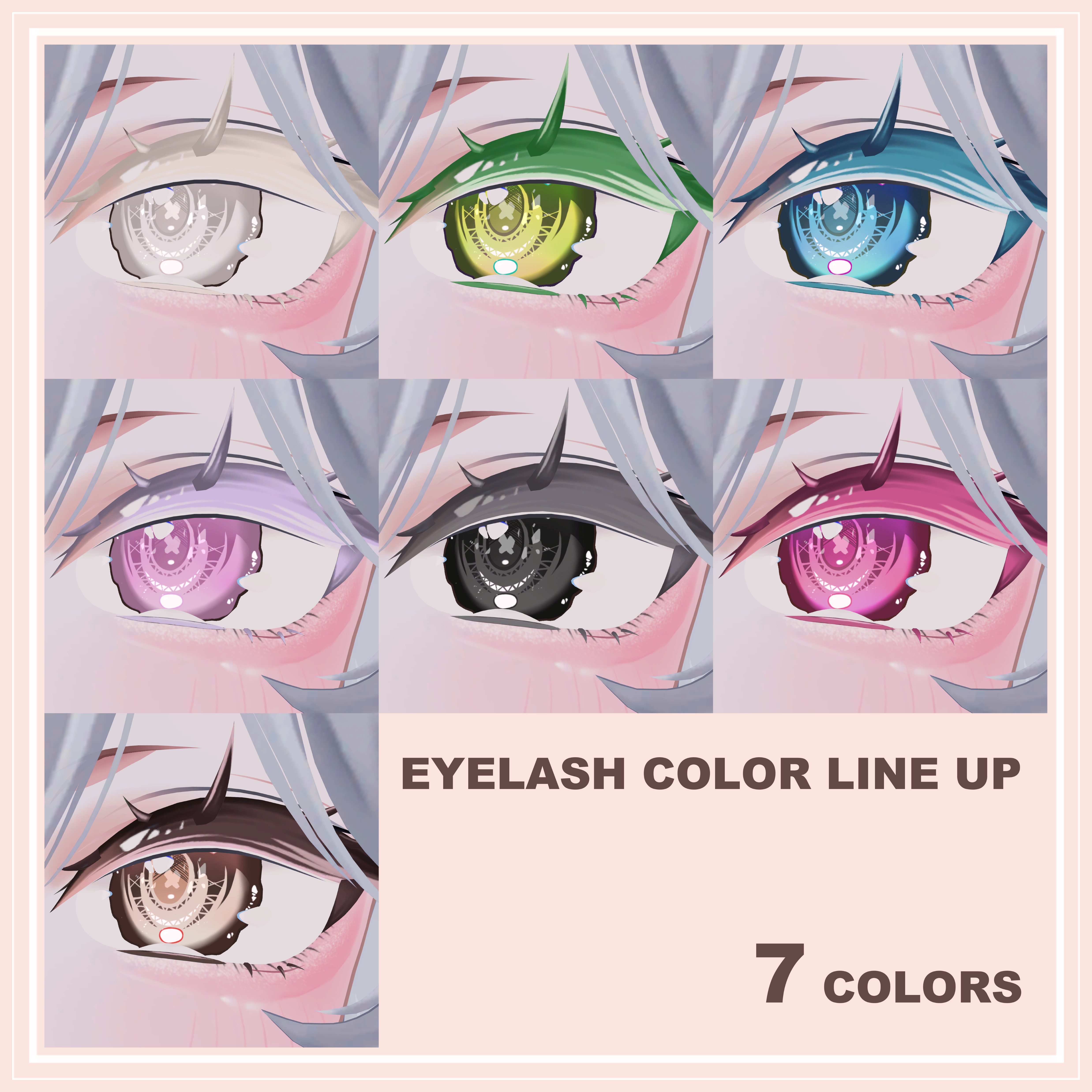 【Sio】Sheer Makeup + Glass Eye Texture - Shizuku's Atelier - BOOTH