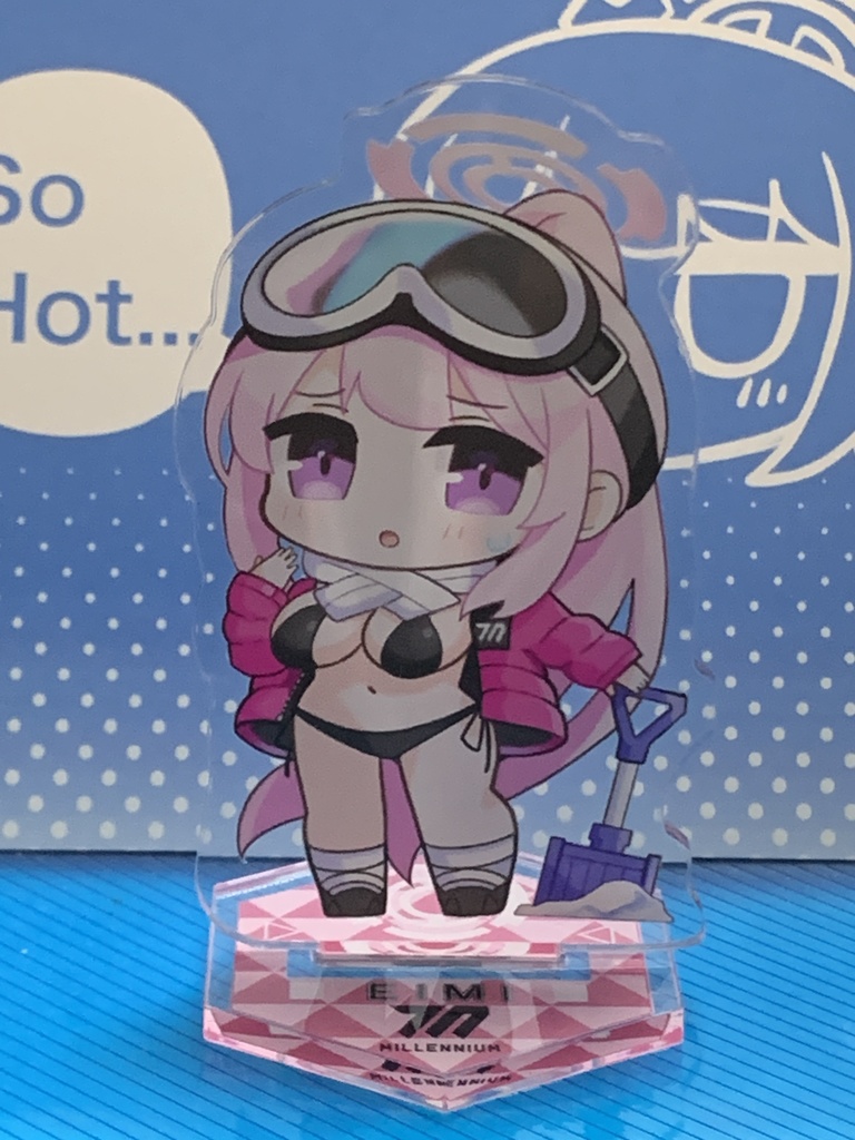 水着エイミアクリルジオラマ+特典両面ポストカードセット - jelly-archive - BOOTH