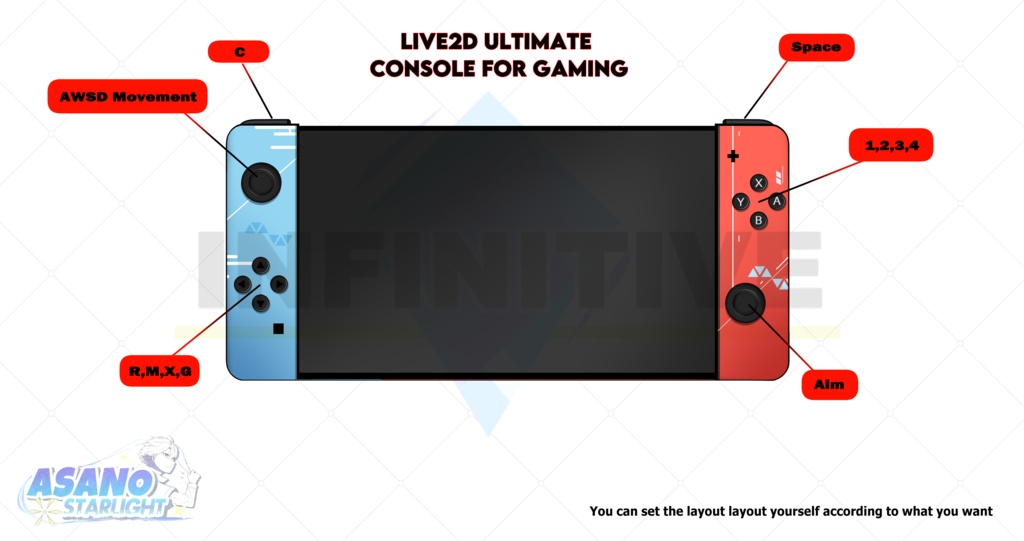 【Live2D】Vtuber Asset -Ultimate Console For Gaming Stream - asano-vtuber ...