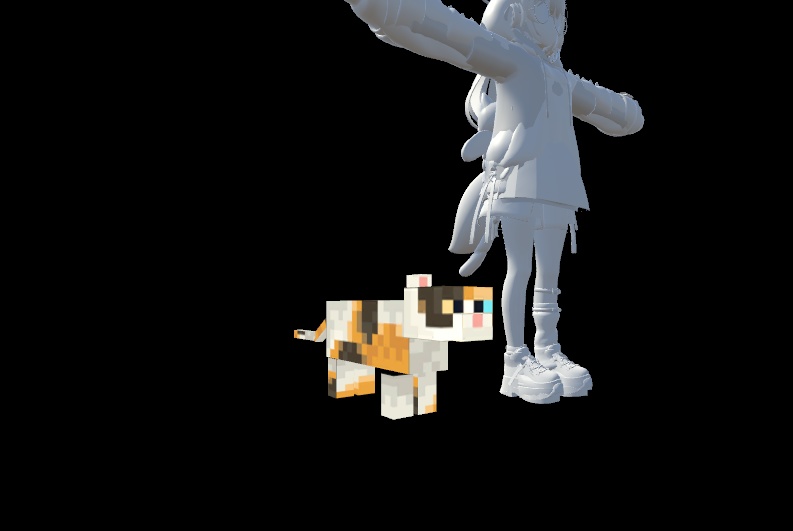 Very cursed Minecraft Cat Follower [VRCFURY] [Quest/Mobile Compatible ...