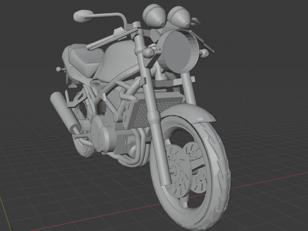 バイク模型 3Ⅾプリンター用STLデータ - ラッキーラボラトリー - BOOTH