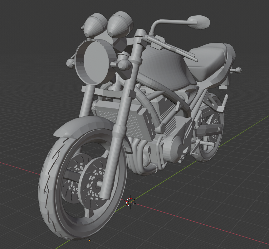 バイク模型 3Ⅾプリンター用STLデータ - ラッキーラボラトリー - BOOTH