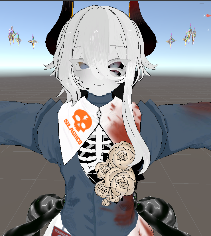 人外お兄さん「ラ・フルーロ」用テクスチャ「SLASHCO」 - アビスに憧れて - BOOTH