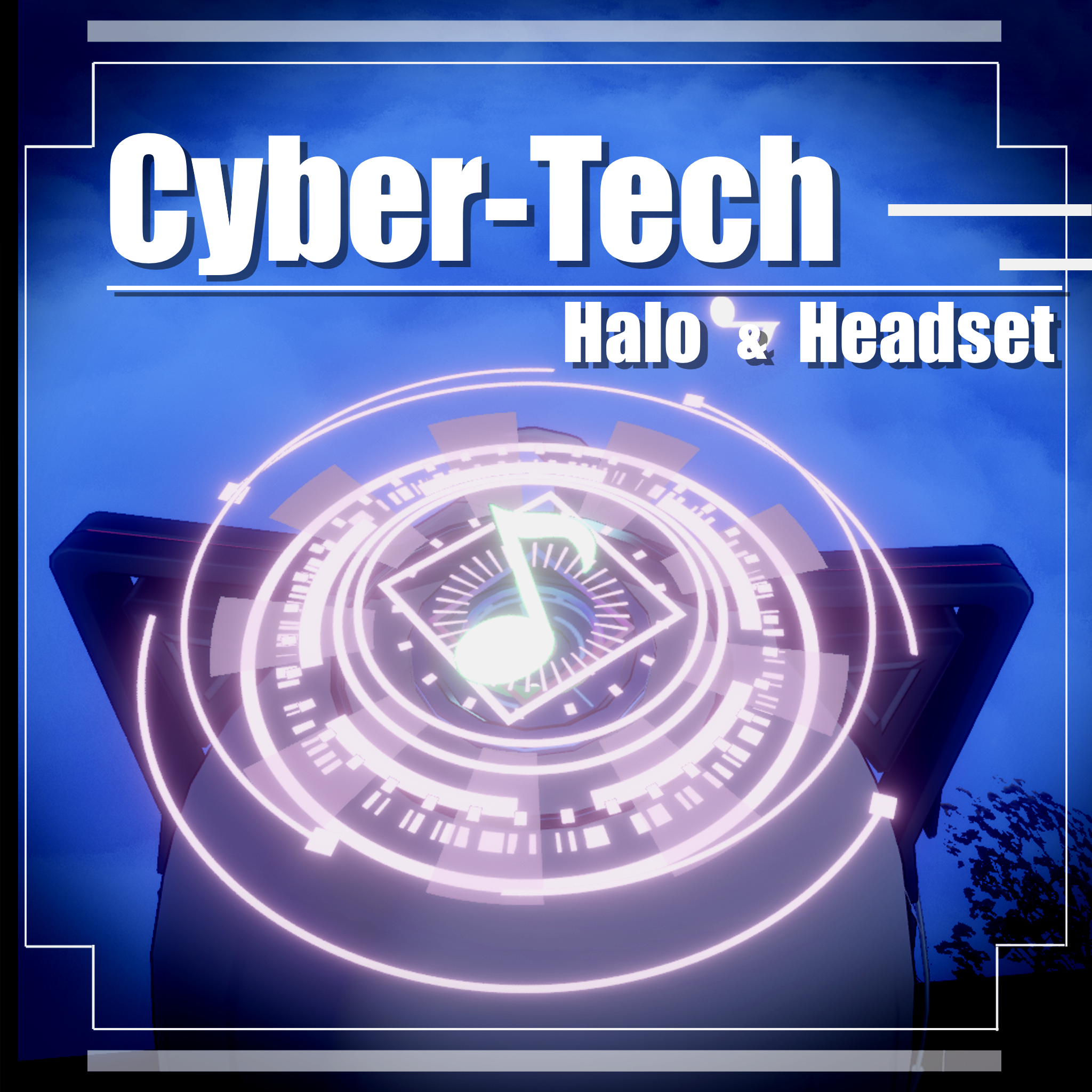 【VRChat想定】Cyber-Tech Halo & Headset - ととしょっぷ - BOOTH