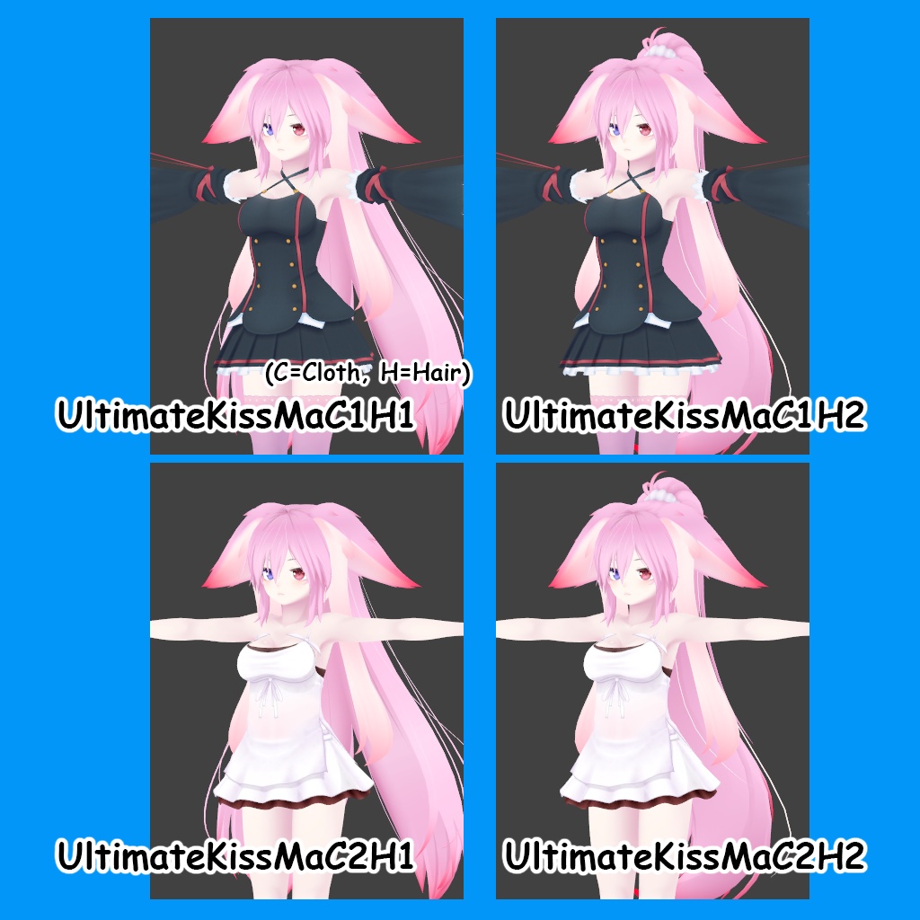 [VRM]UltimateKissMa - a keiichiisozaki BOOTH store - BOOTH