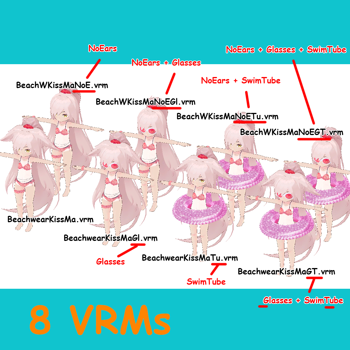 [VRM]BeachwearKissMa - a keiichiisozaki BOOTH store - BOOTH