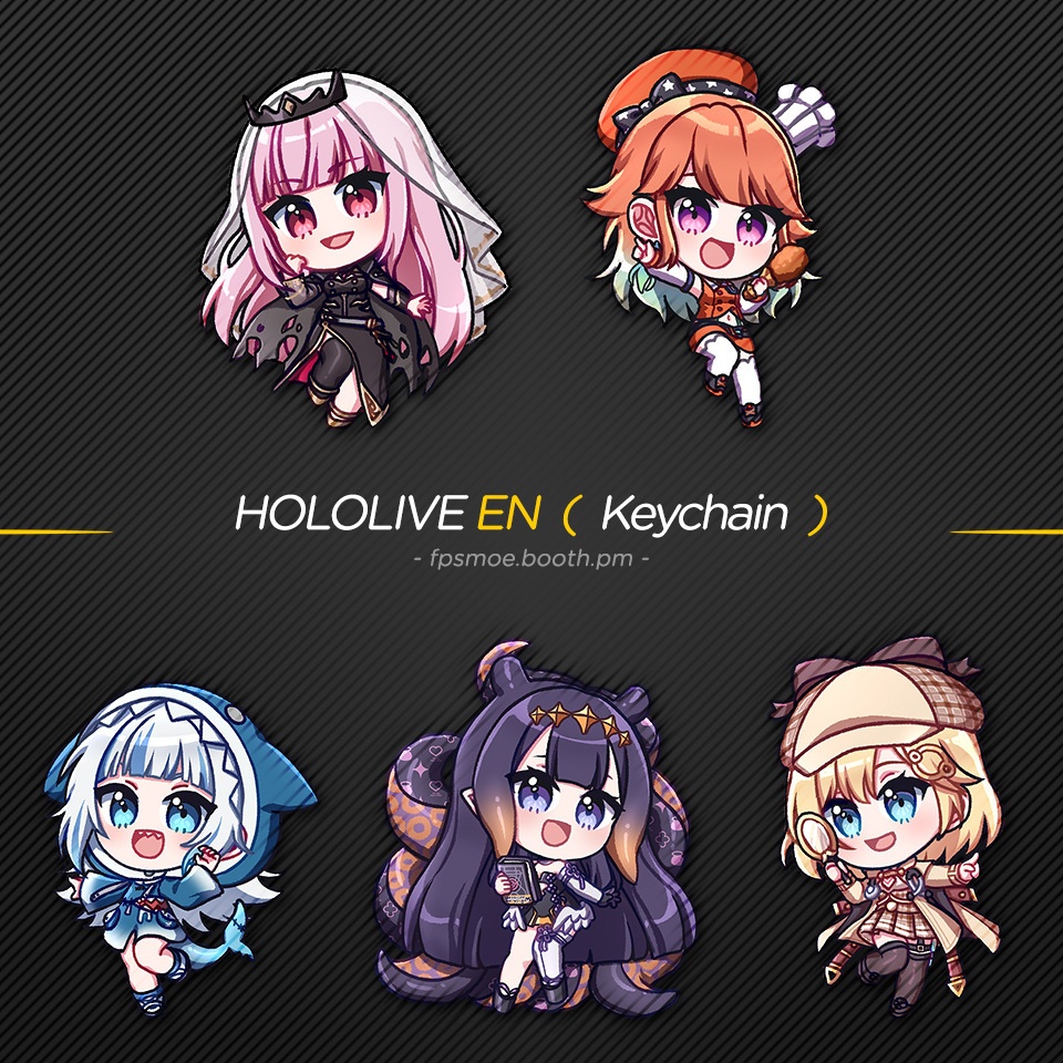 Hololive EN Myth Keychain - FPSMOE - BOOTH