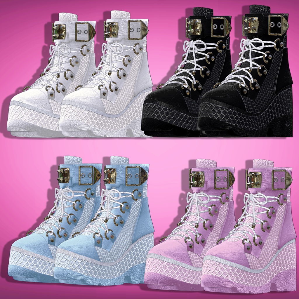 ♡GOTH GIRL SET＆GOTH BOOTS♡【セレスティア対応・セレスティア専用】 - C.C.MATILDA - BOOTH