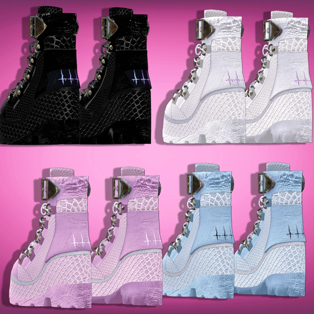 ♡GOTH GIRL SET＆GOTH BOOTS♡【セレスティア対応・セレスティア専用】 - C.C.MATILDA - BOOTH