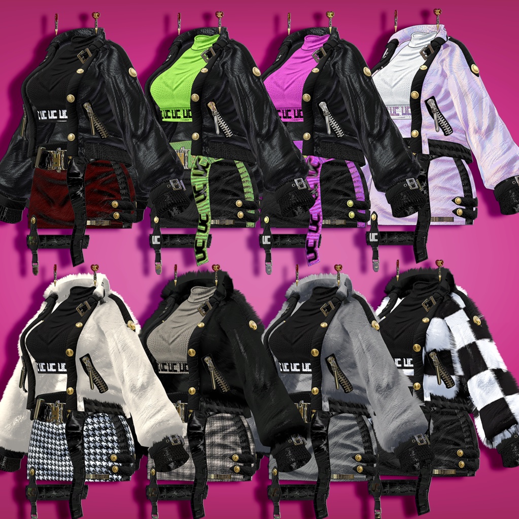 ♡ADULT GAL for 舞夜♡（ファー＆レザージャケットセット） - C.C.MATILDA - BOOTH