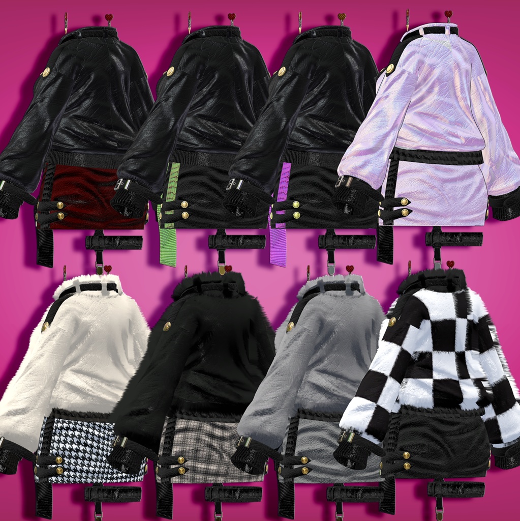 ♡ADULT GAL for 舞夜♡（ファー＆レザージャケットセット） - C.C.MATILDA - BOOTH