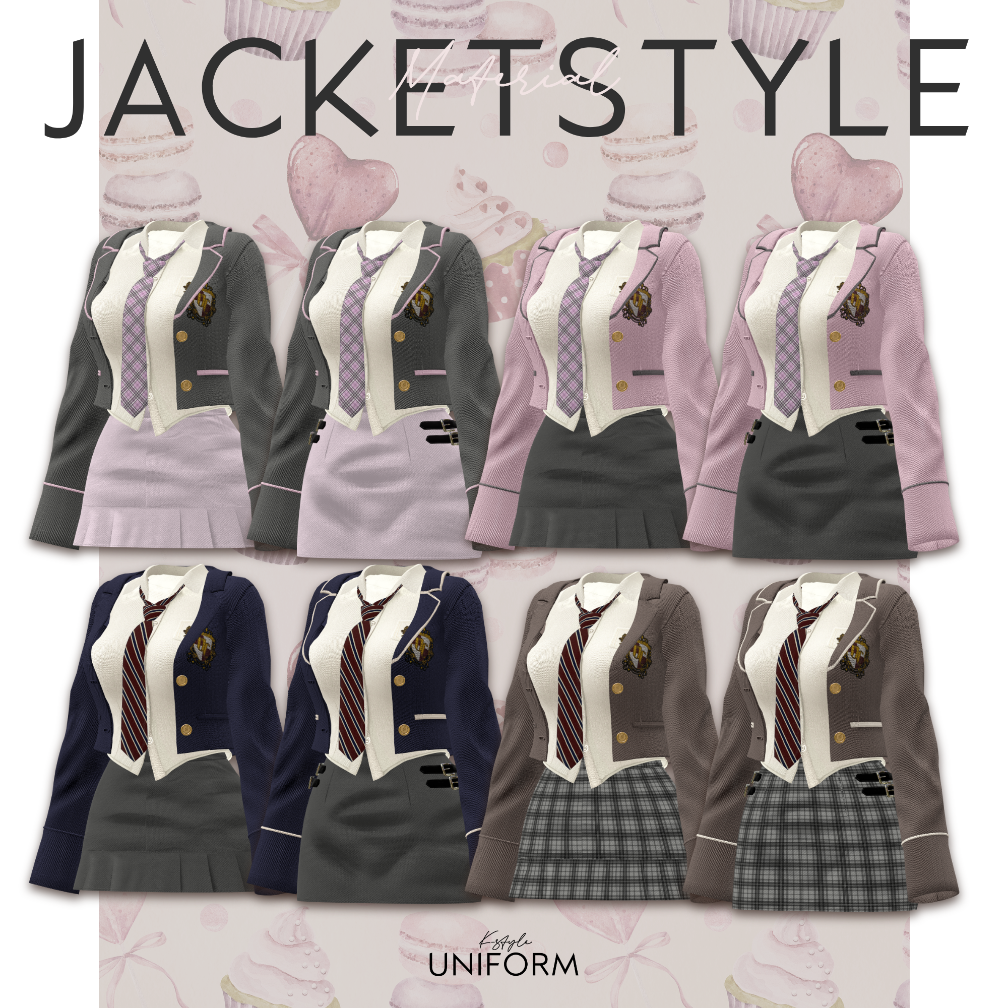 MANUKA対応SET🦋K-Style UNIFORM🦋🌟Twinkle ROOMWEAR🌟 - C.C.MATILDA - BOOTH