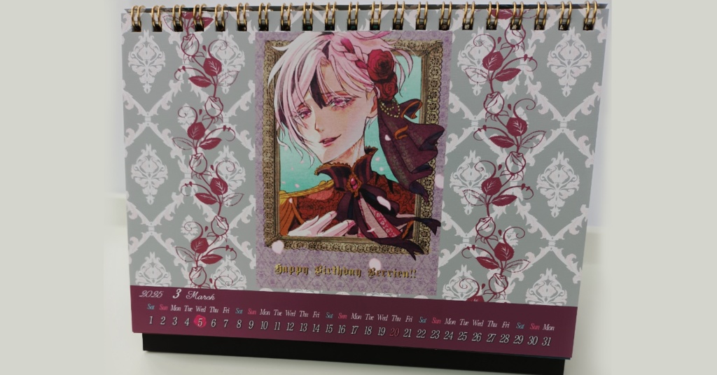 aknk・2025年お誕生日カレンダー - 回空 @keno0110 - BOOTH