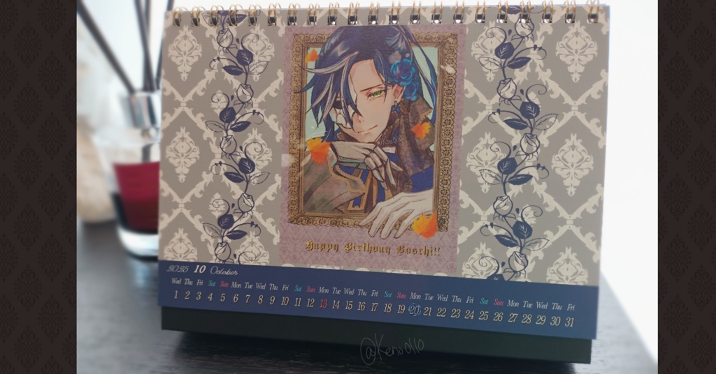 aknk・2025年お誕生日カレンダー - 回空 @keno0110 - BOOTH