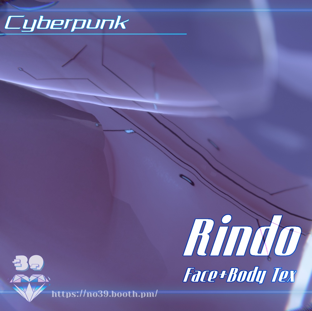 【Rindo専用】Cyberpunk-Eyes+Makeup+Body Tex[HD-PSD]♥ - No.39 - BOOTH