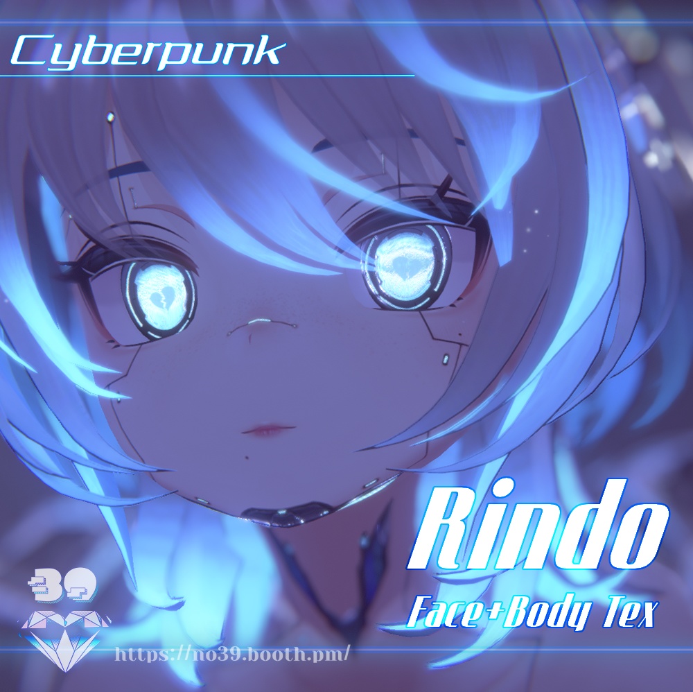 【Rindo専用】Cyberpunk-Eyes+Makeup+Body Tex[HD-PSD]♥ - No.39 - BOOTH
