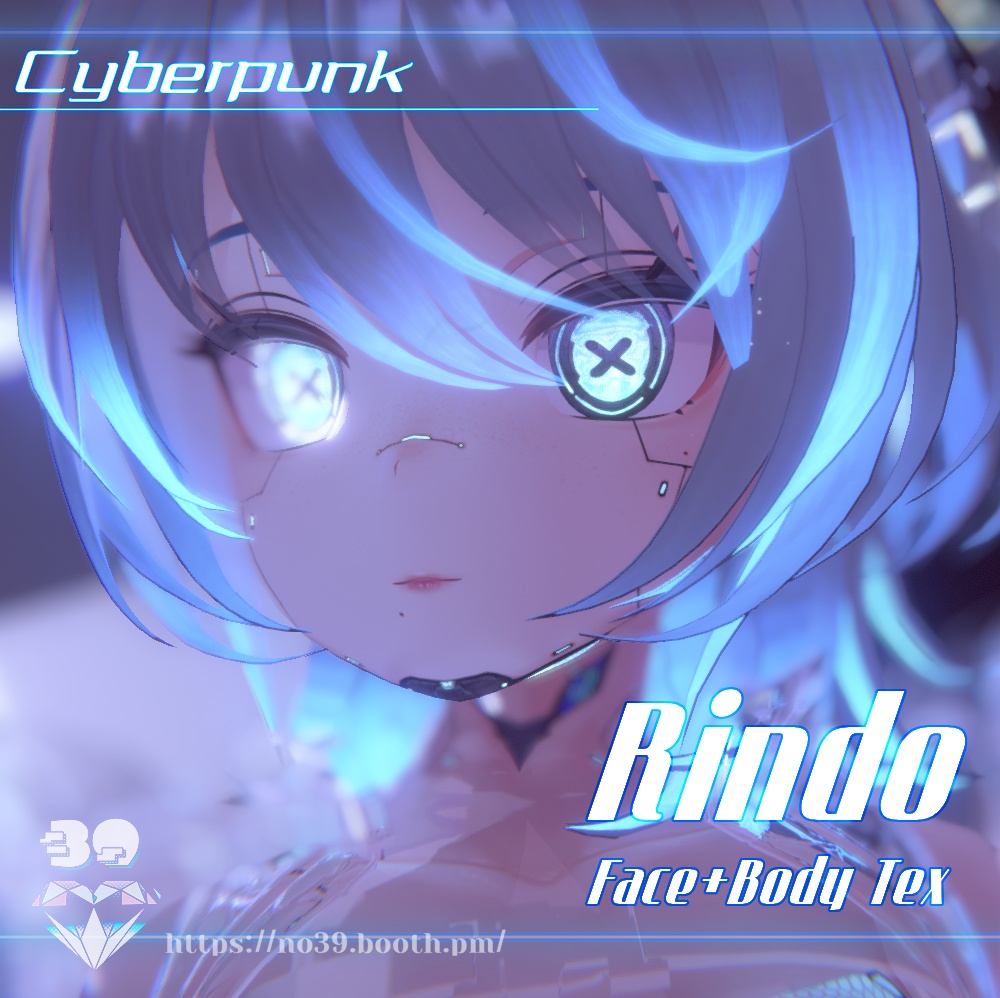 【Rindo専用】Cyberpunk-Eyes+Makeup+Body Tex[HD-PSD]♥ - No.39 - BOOTH