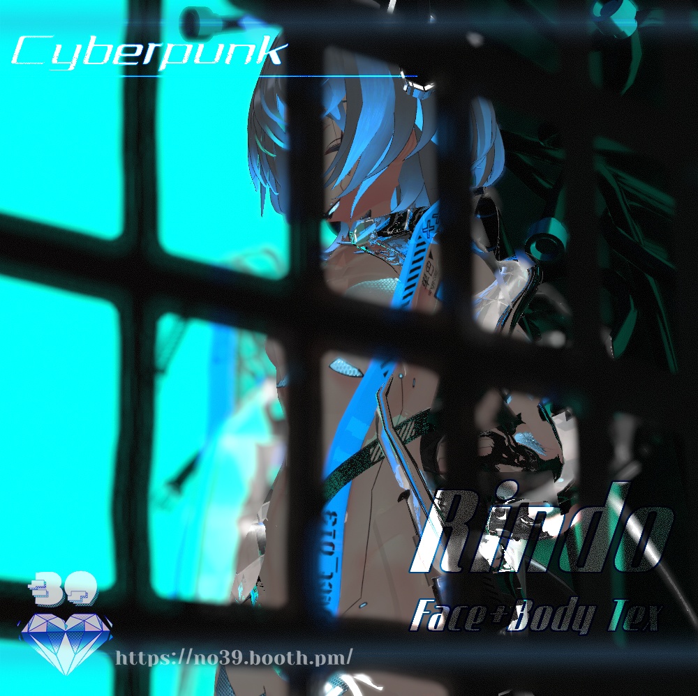 【Rindo専用】Cyberpunk-Eyes+Makeup+Body Tex[HD-PSD]♥ - No.39 - BOOTH