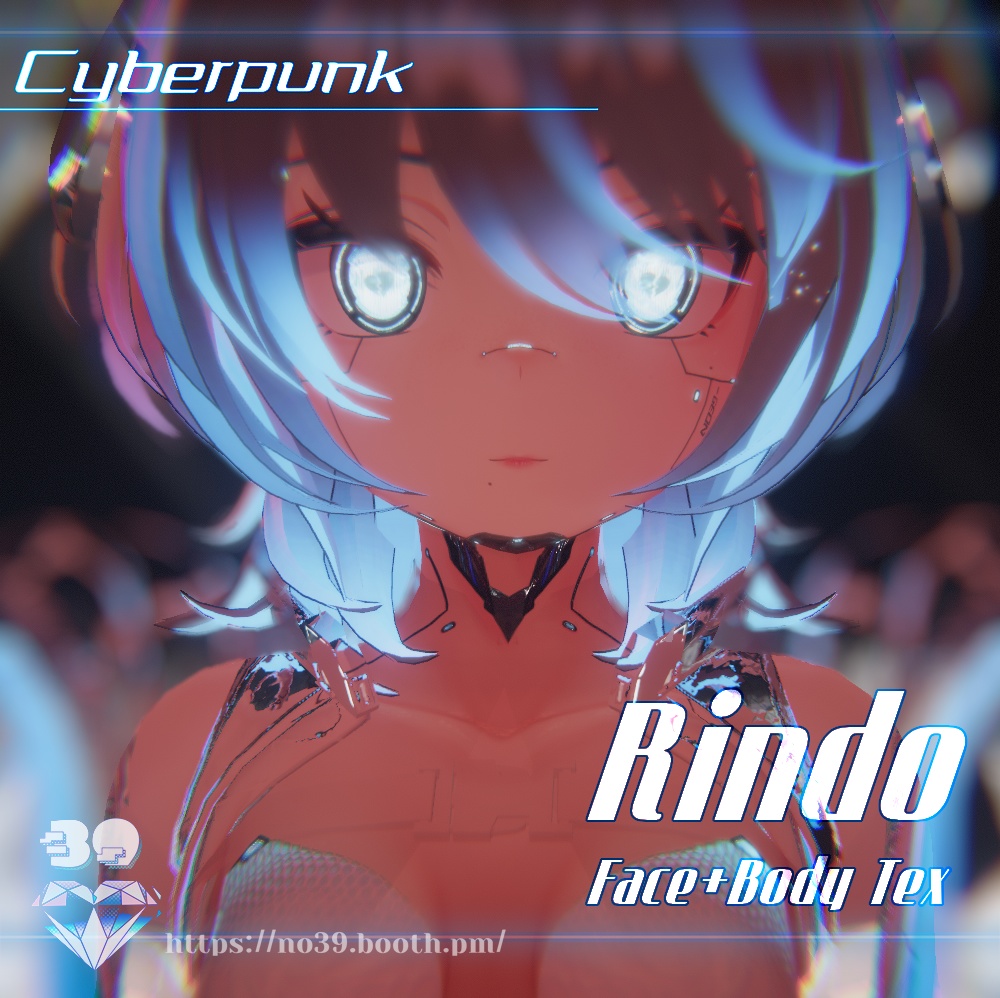 【Rindo専用】Cyberpunk-Eyes+Makeup+Body Tex[HD-PSD]♥ - No.39 - BOOTH