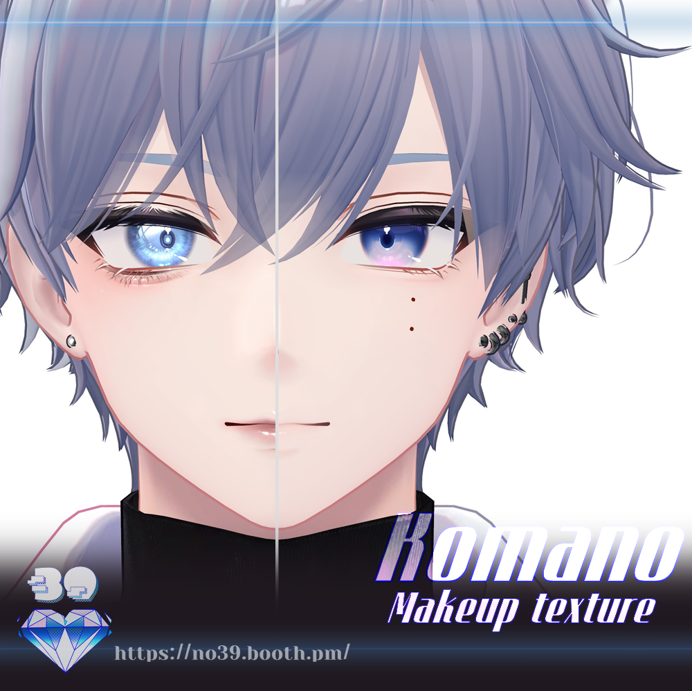 【狛乃(Komano)専用 】Makeup+Eyes+Tongue texture+Material[HD-PSD] - No.39 - BOOTH