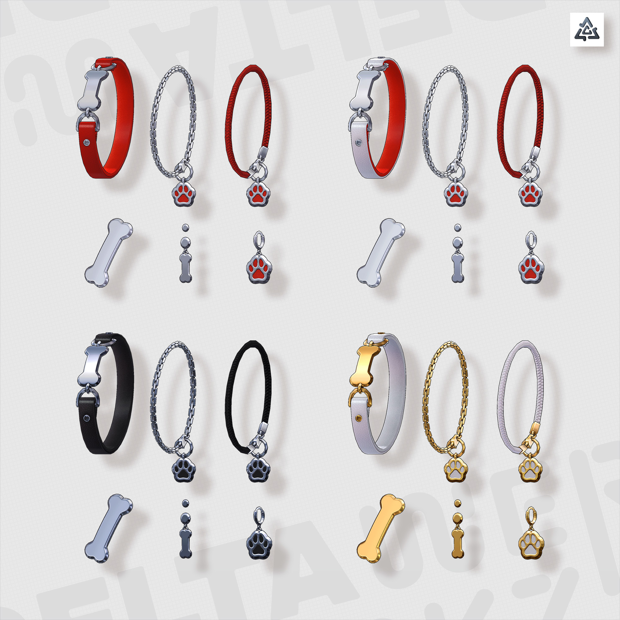 Bone & Paw Accessories - DELTAWERKZ - BOOTH
