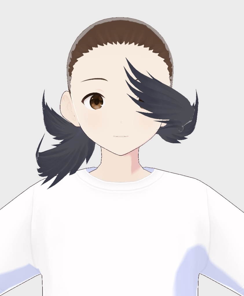 [VRoid] Head wings (black) - saripo - BOOTH