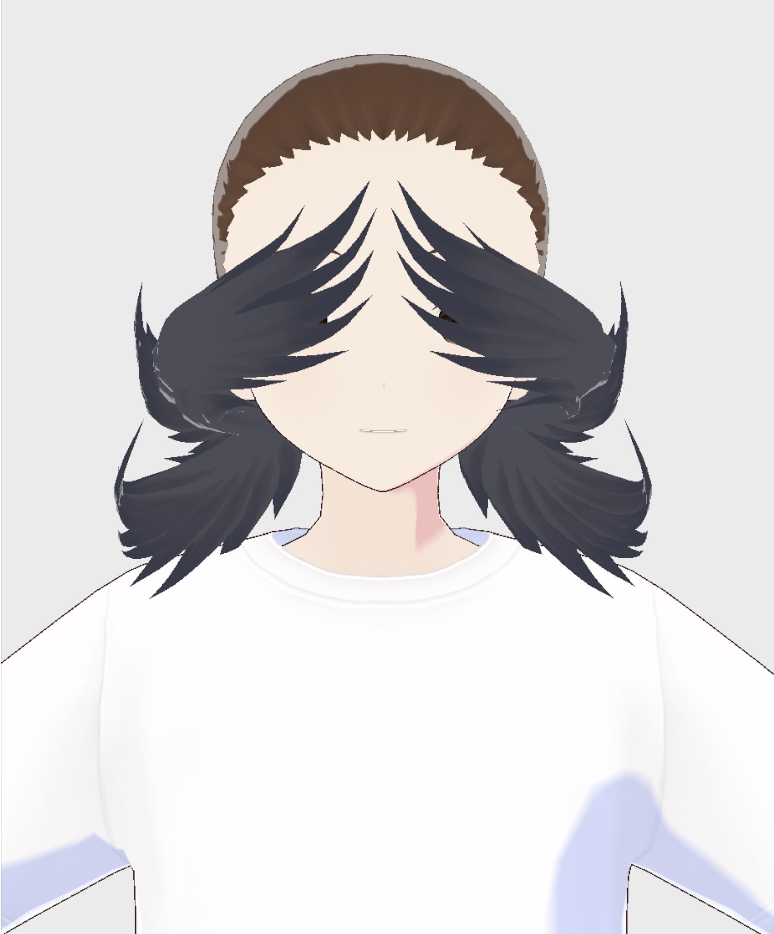 [VRoid] Head wings (black) - saripo - BOOTH