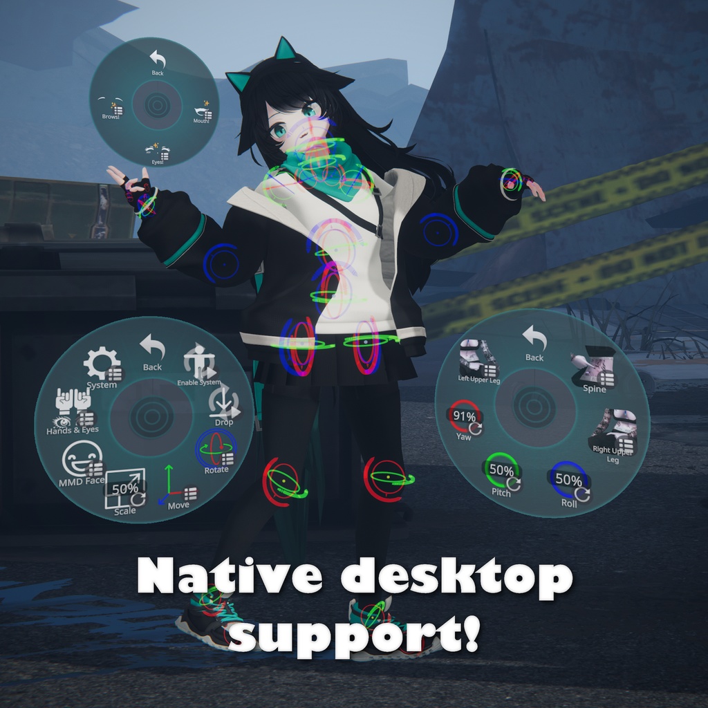 [VRChat] Lexi's Posing System for VRChat Avatars - ilexisthemadcat - BOOTH