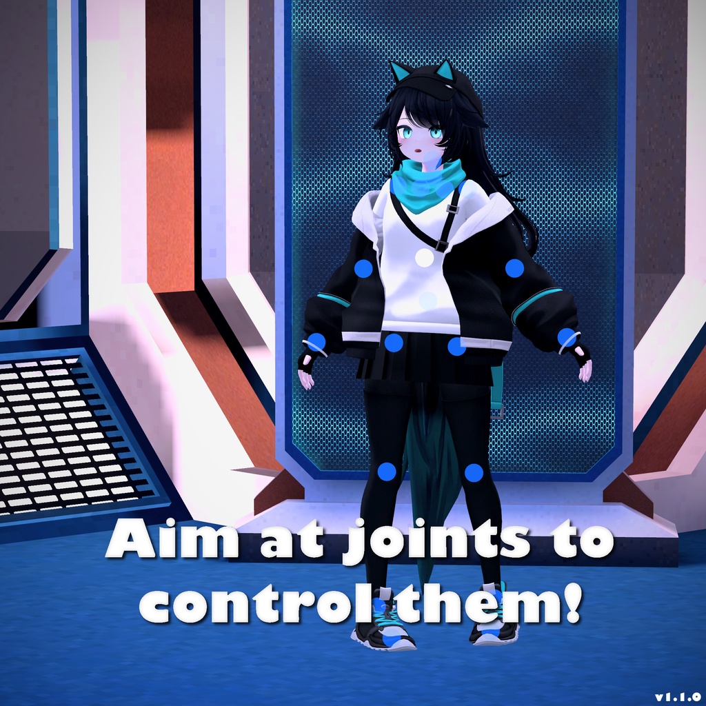 [VRChat] Lexi's Posing System for VRChat Avatars - ilexisthemadcat - BOOTH