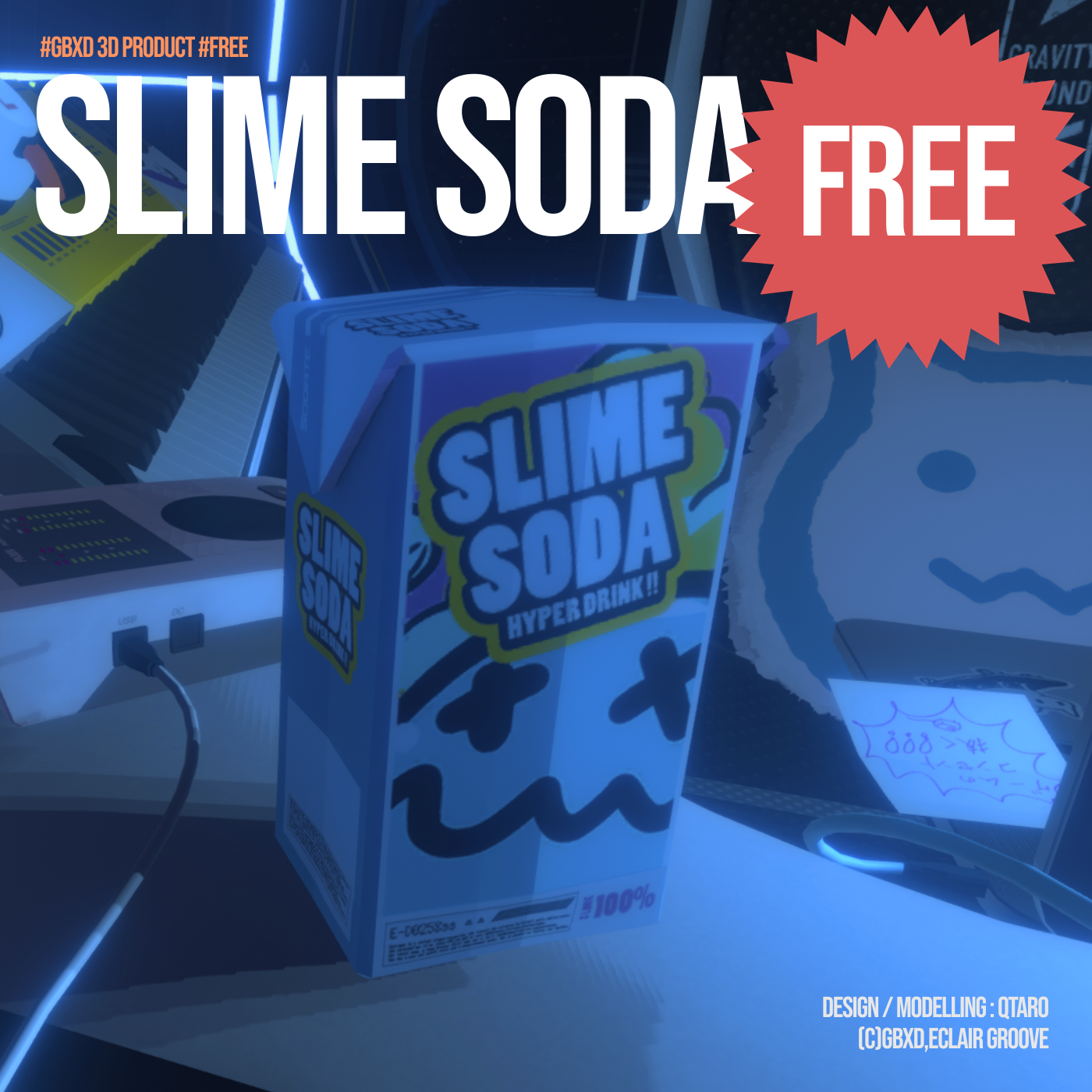 【無料】SLIME SODA（VRC対応） - DIMENSION GIRL - BOOTH