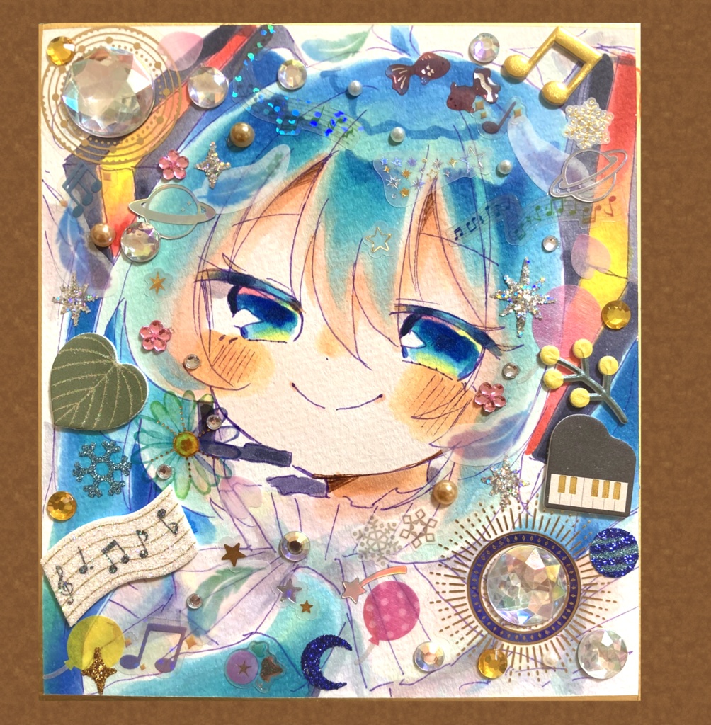 【C105新刊】MIKU IRO PALETTE - 縞城のおしろbooth支部 - BOOTH