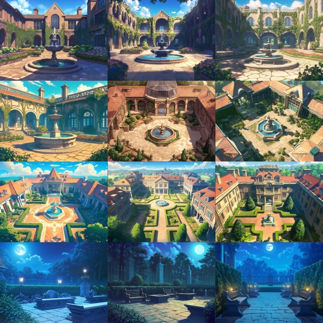 【TRPG背景素材】洋館250枚｜庭･寝室･外観･ダイニングルーム･浴室･会議室etc - 🪼くらげさんの背景素材 - BOOTH