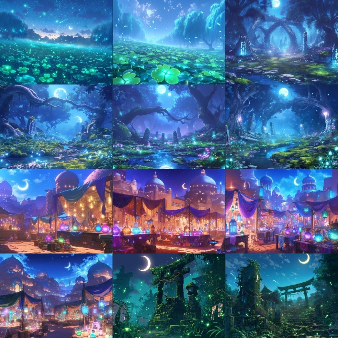 【TRPG背景素材】夜/夜景155枚｜ファンタジー・ホラー・日常・施設・風景etc - 🪼くらげさんの背景素材 - BOOTH