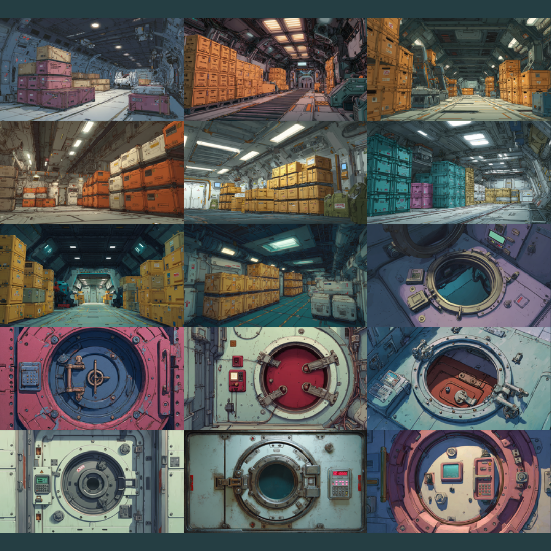 【TRPG背景素材】宇宙船内 124枚｜船長室・貨物室・通信室・廊下・ロッカー・作戦会議室・監視室・コマンドブリッジetc - 🪼くらげさんの背景素材 - BOOTH